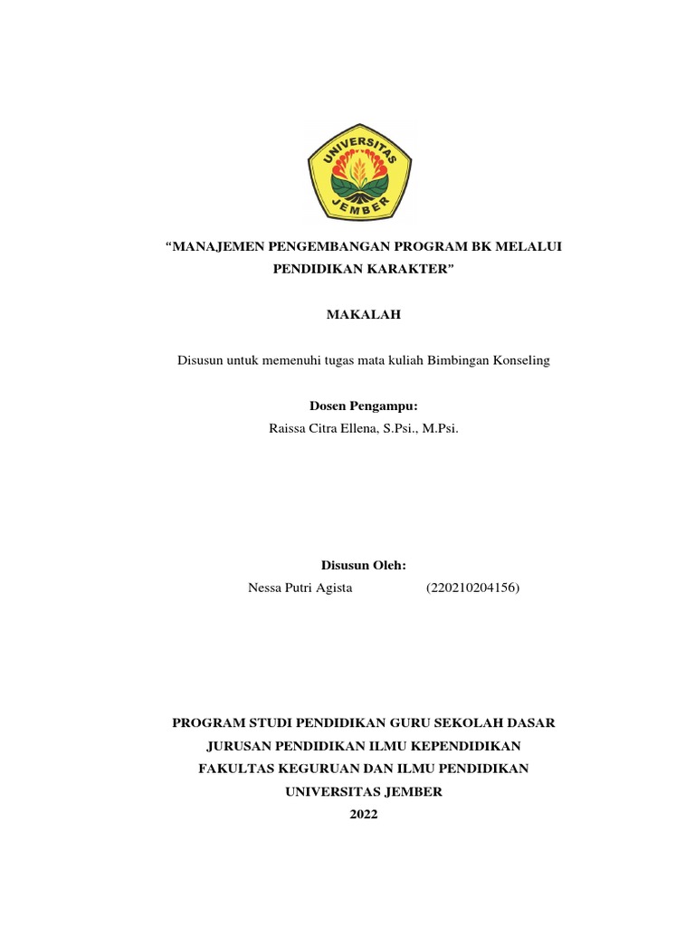 BK Makalah Uas | PDF