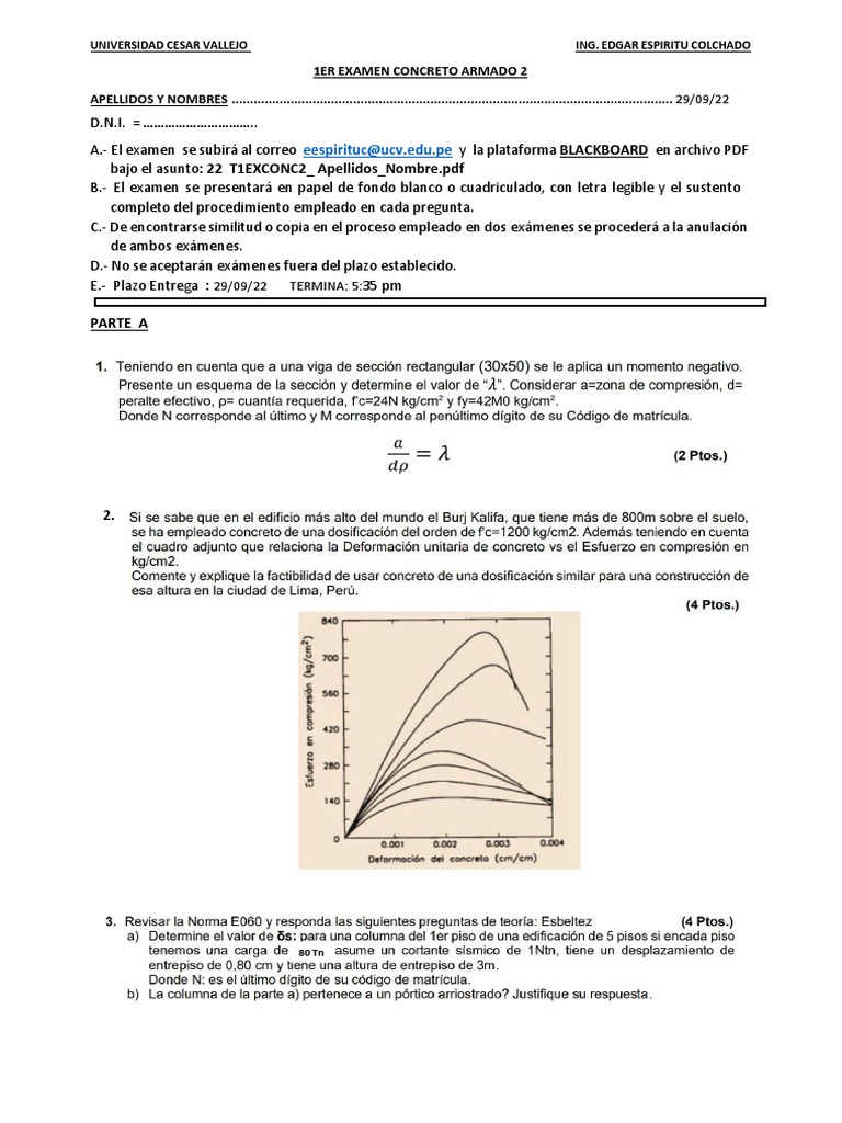 1er EXAMEN CA2 | PDF