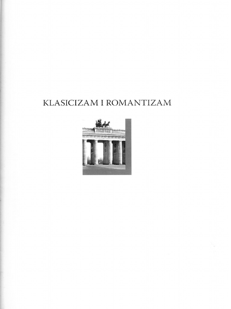 Klasicizam I Romantizam | PDF