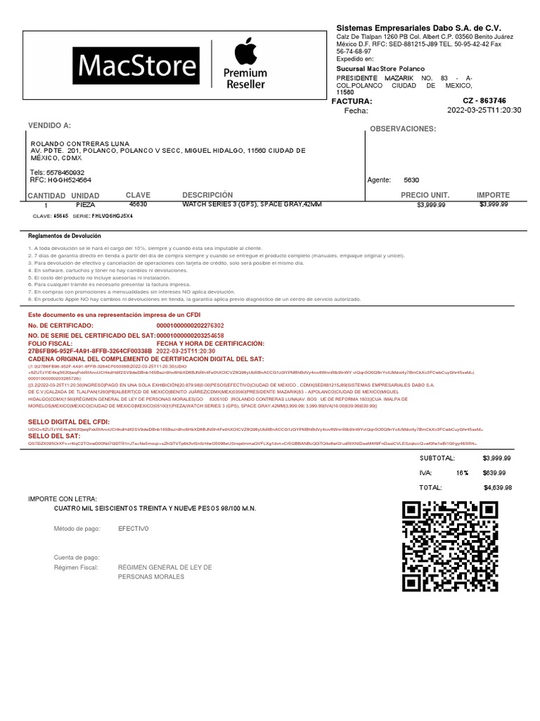 Macstore Rolando | PDF