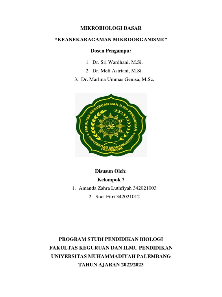 Makalah Mikrobiologi Dasar - Kelompok 7 (Stabilo) | PDF