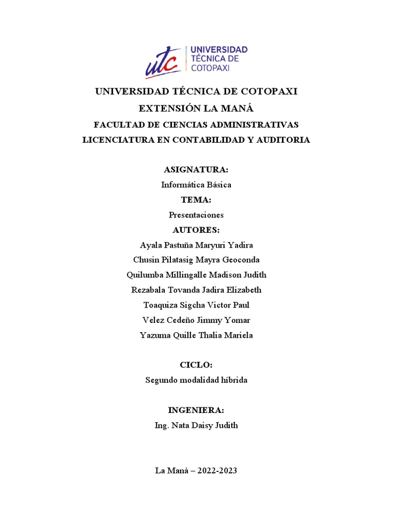 Presentaciones de Informática | PDF | Microsoft PowerPoint | Informática