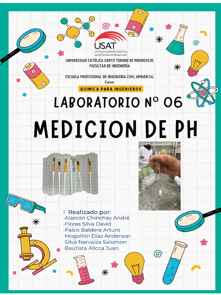 Practica de Laboratorio 06 | PDF | Ph | Ciencias fisicas