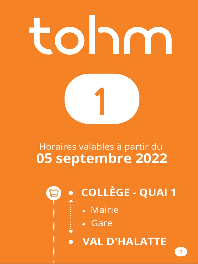 Horaires Tohm à Val d'Halatte | PDF | Transport ferroviaire | Transport ...