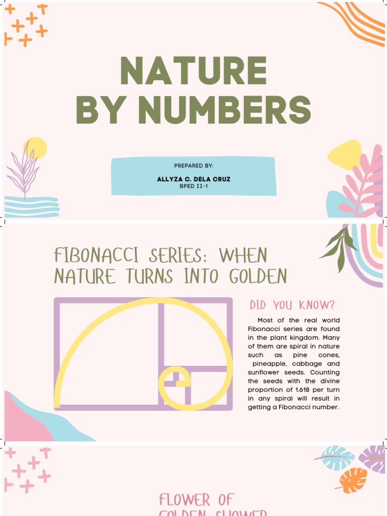 Nature by Numbers (MMW 1st Year) | PDF | Leaf | Flowers