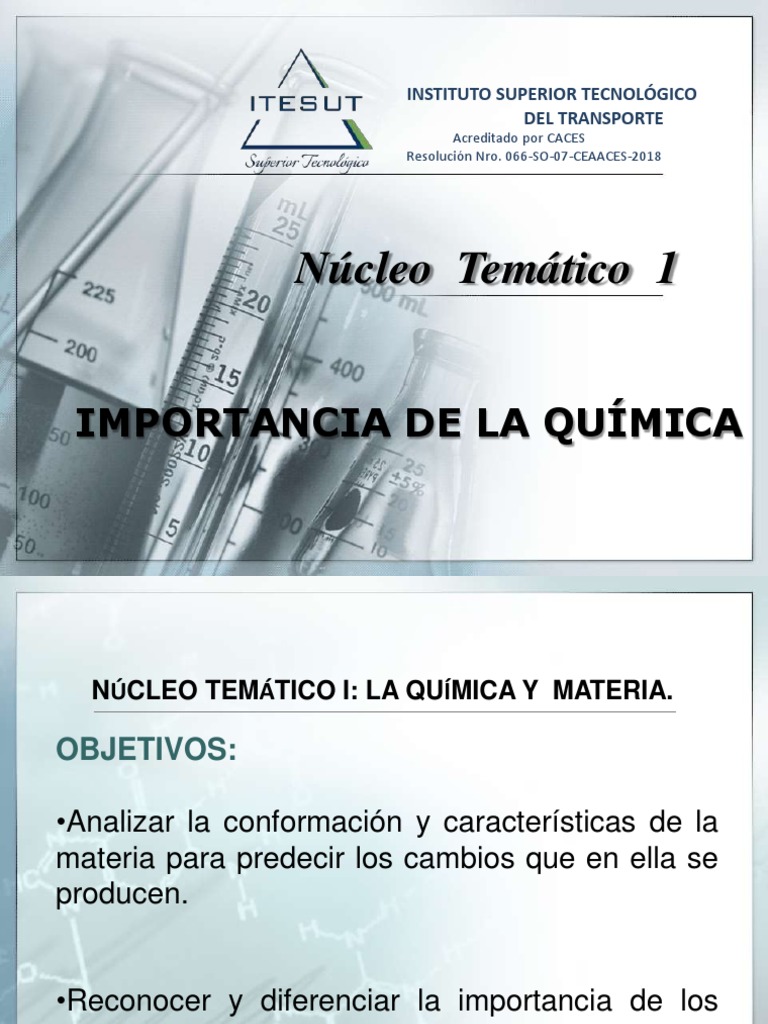 Diapositiva 1. Introducción A La Quimica | PDF | Química | Importar