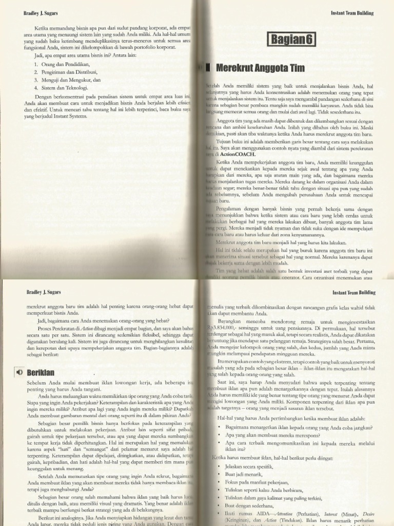 Instant Team Building - Bab 6 | PDF