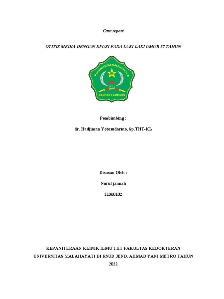 Case Report | PDF | Pengembangan Diri | Kesehatan Holistik