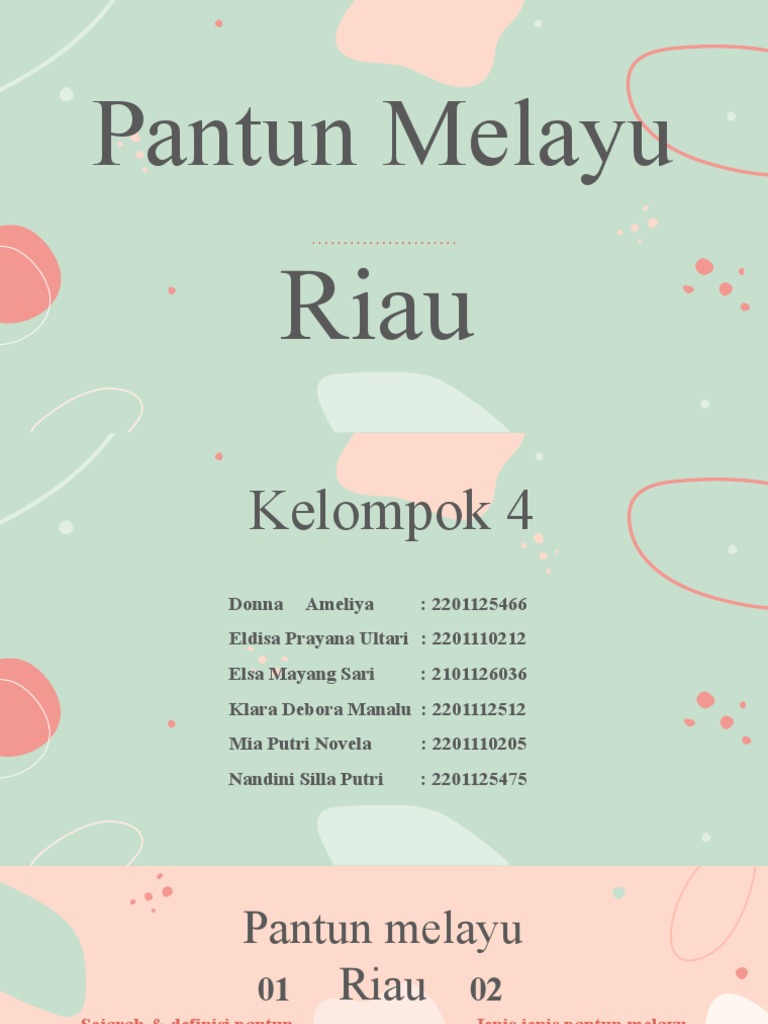 Pantun Melayu Riau | PDF