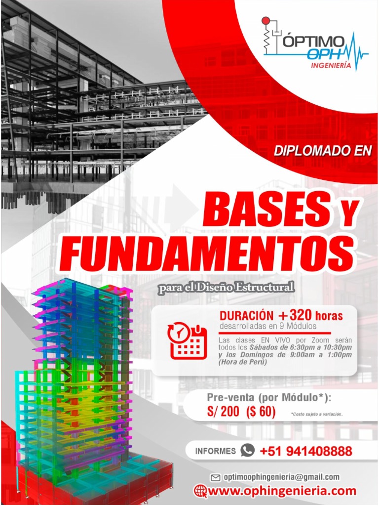Brochure Optimo Estructuras | PDF | Viga (Estructura) | Método de elementos finitos