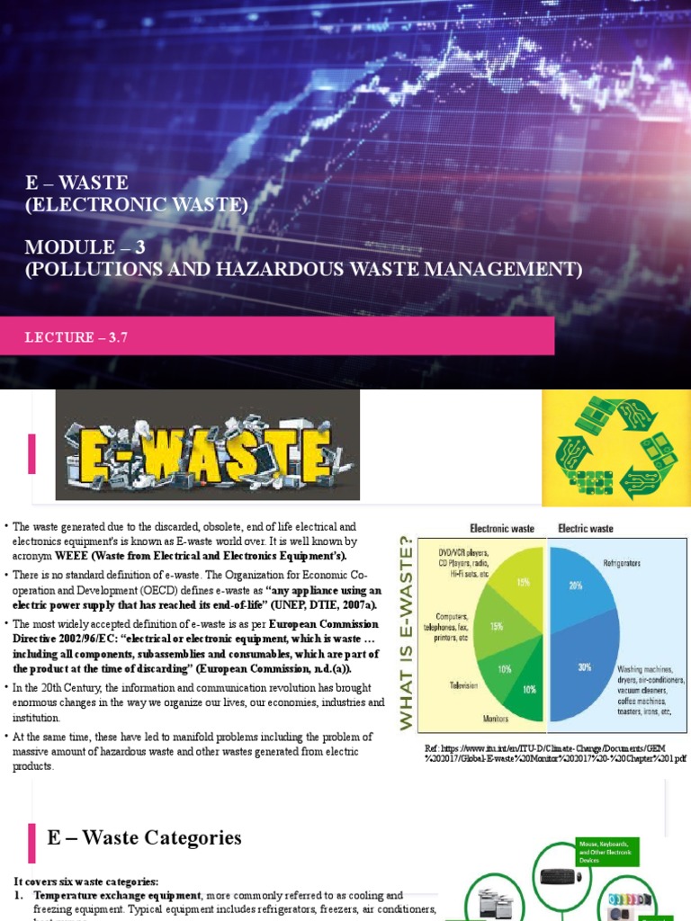 Module 3.7_E Waste_1 | PDF | Electronic Waste | Recycling
