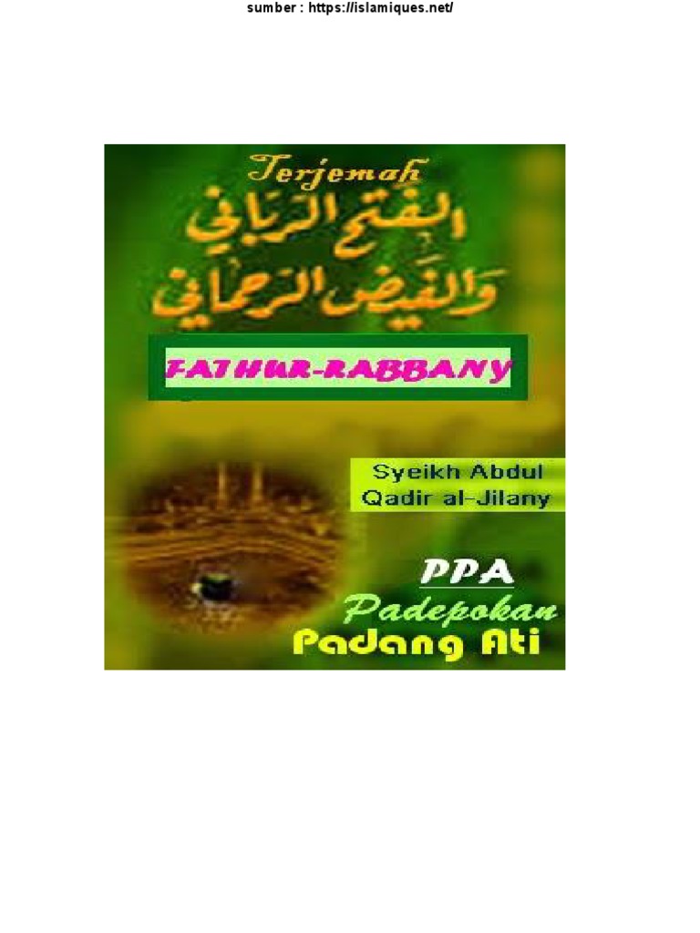 Terjemah Kitab Fathur | PDF
