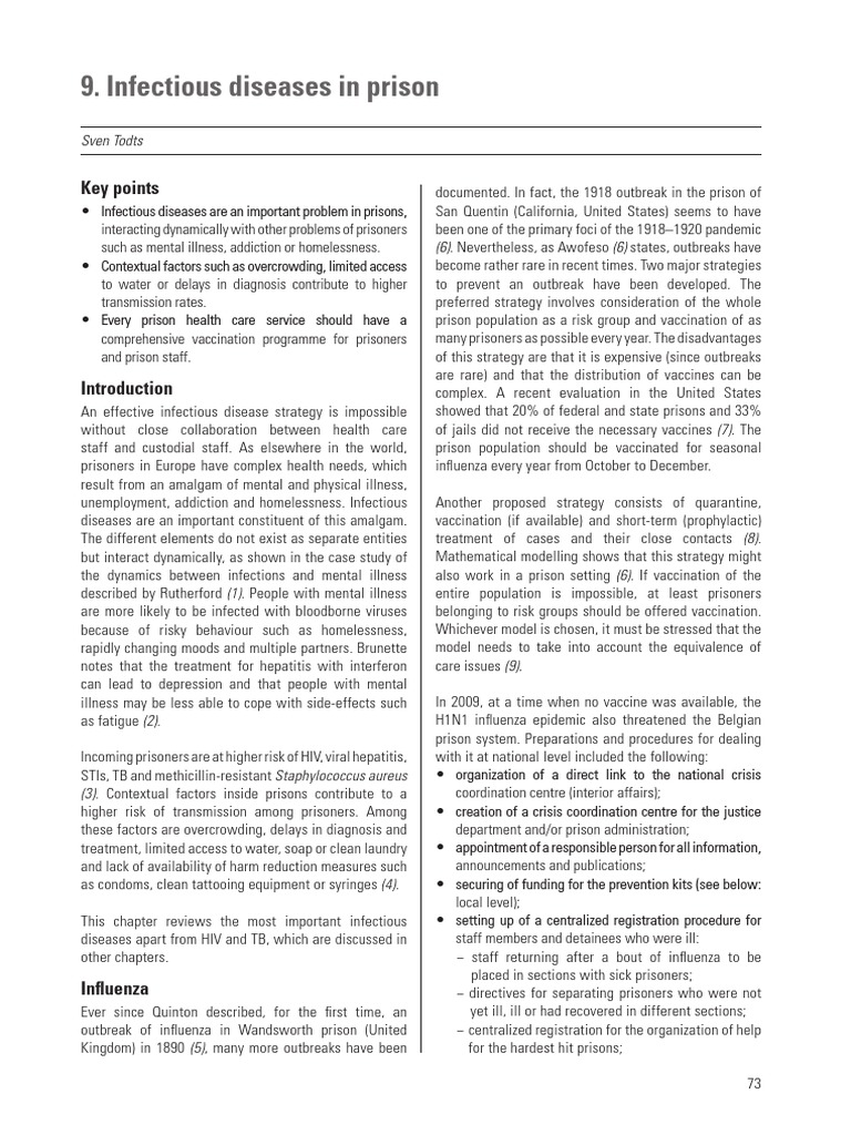 Prisons-and-Health,-9-Infectious-diseases-in-prison | PDF | Sexually ...