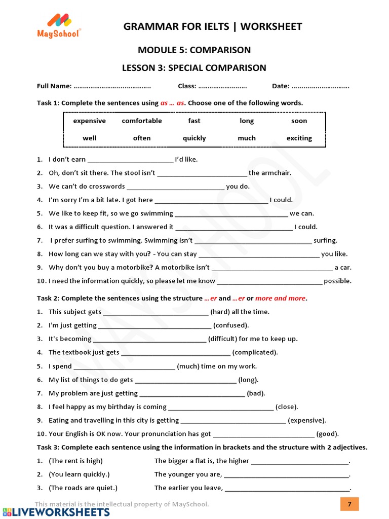 Ielts Comparison Pdf Linguistics