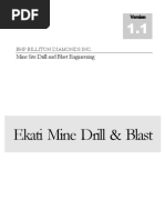 Underground Blast Design 01 | PDF