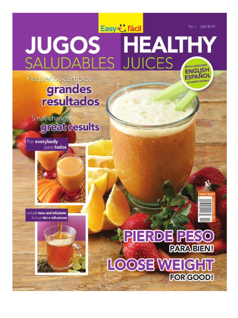 Jugos Saludables No. 01 - Radar Editores | PDF