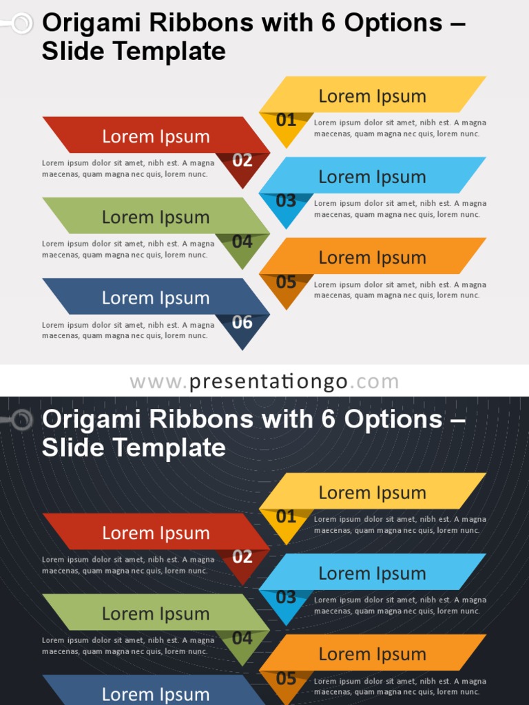 2 1448 Origami Ribbons 6options PGo 4 - 3 | PDF