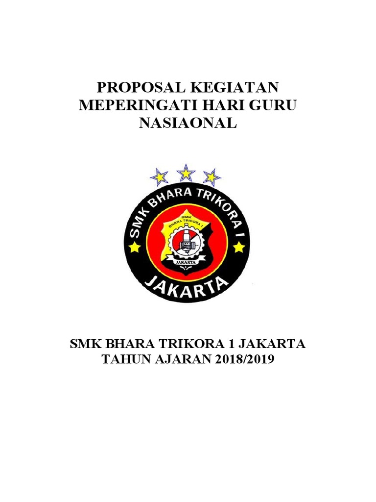 Proposal Kegiatan Hari Guru | PDF