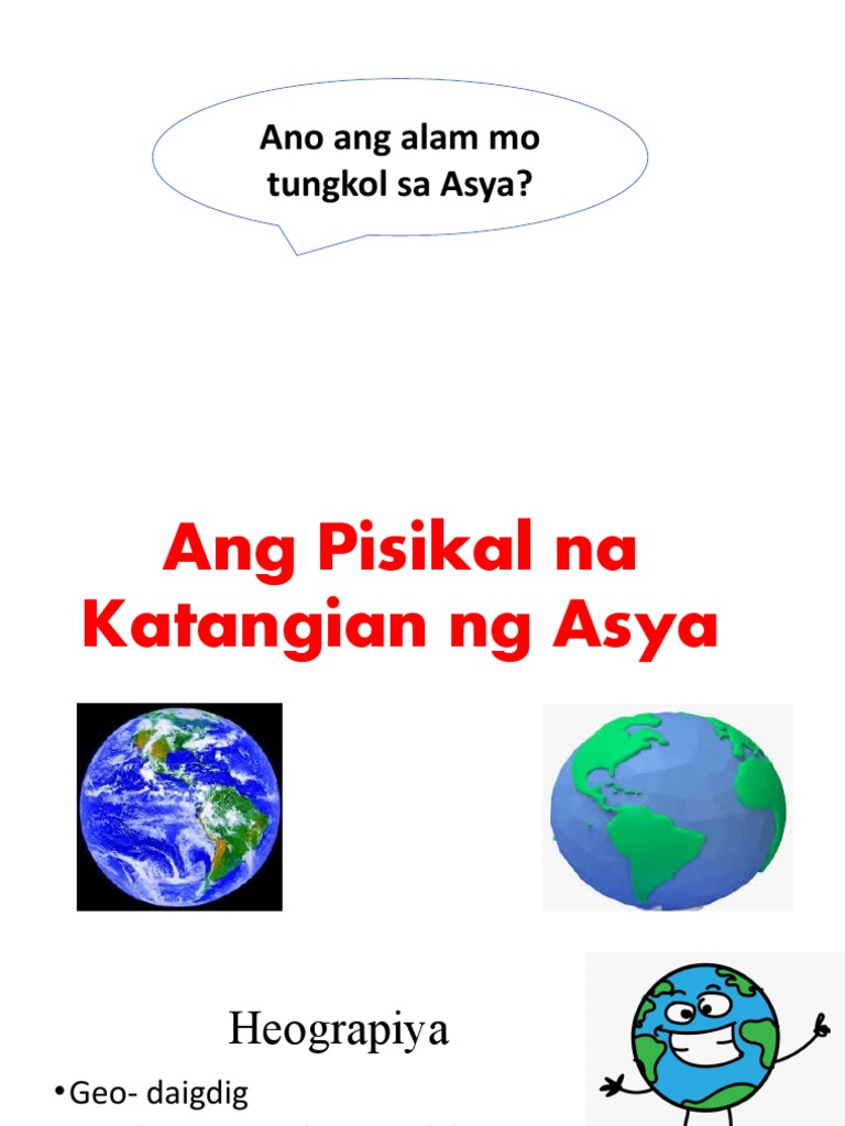 Ano Ang Alam Mo Tungkol Sa Asya? | PDF