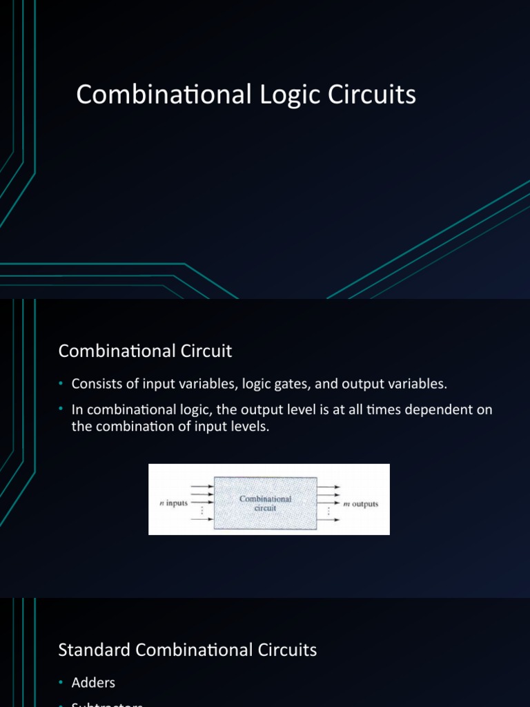 Combinational Logic | PDF | Logic Gate | Mathematical Logic