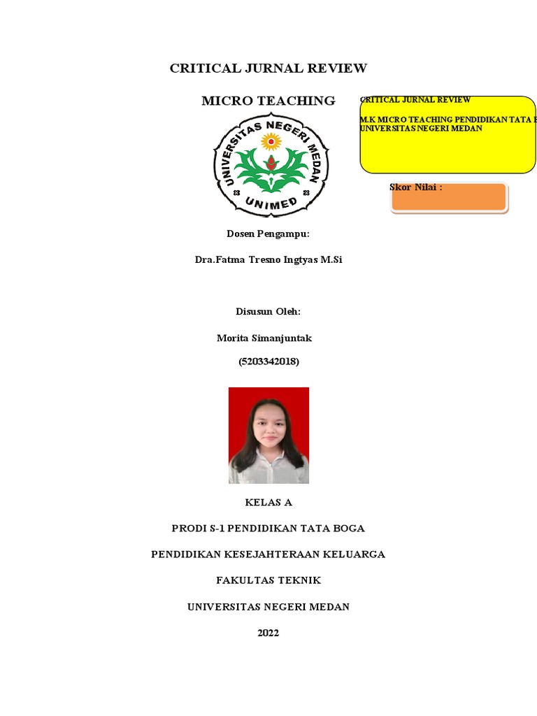 CJR Micro Teaching - Morita | PDF