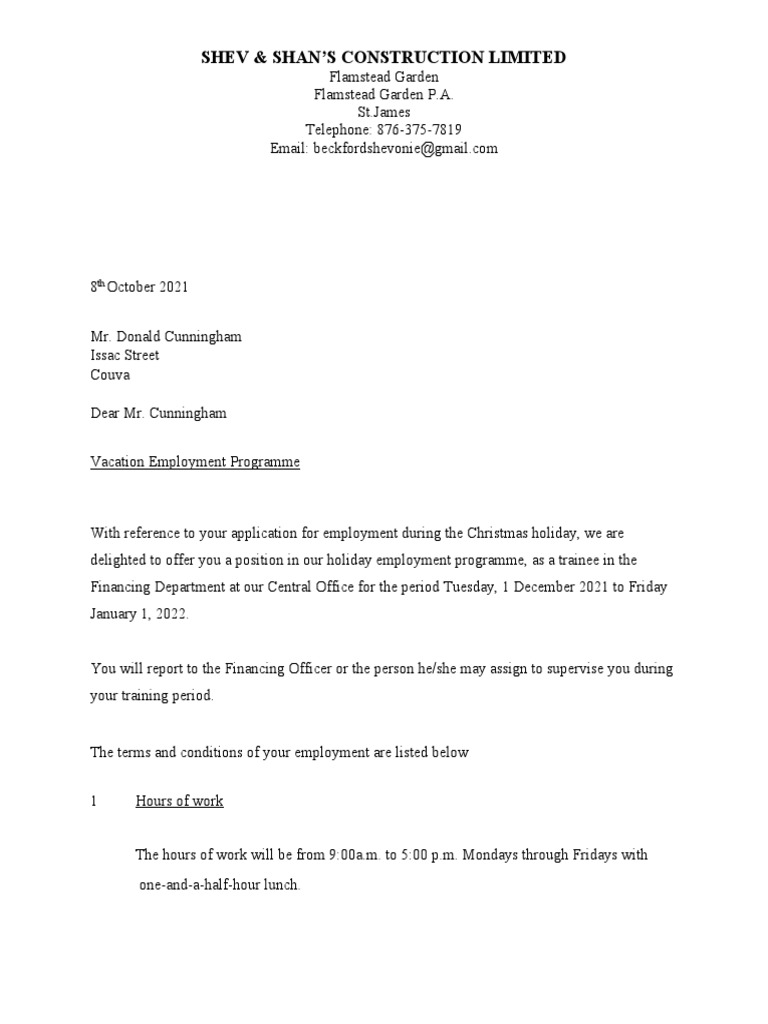 Two Page Letter | PDF