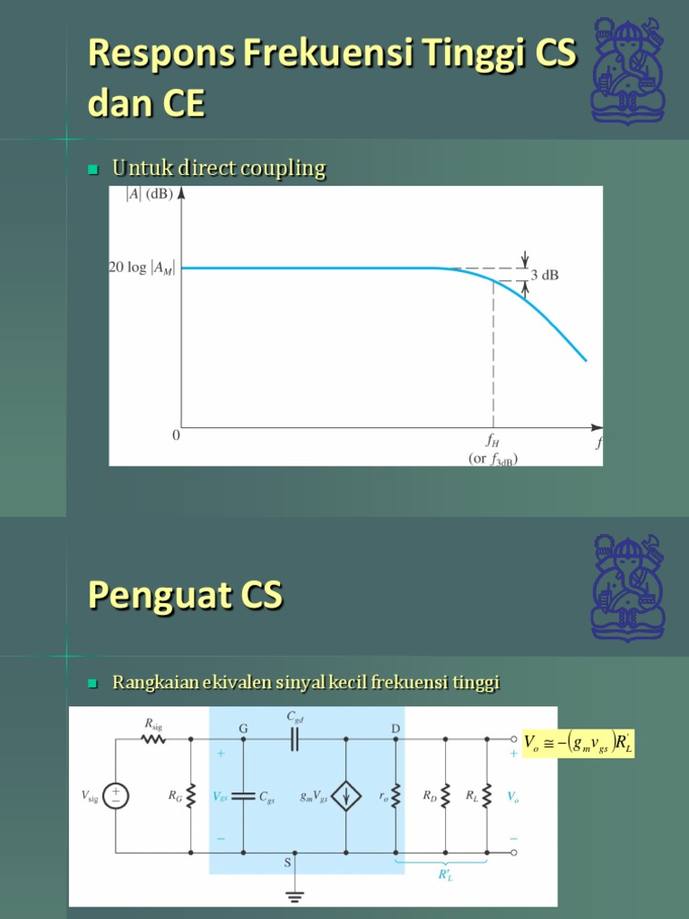40 Respons Frekuensi - Respons Frekuensi Tinggi CS Dan CE | PDF