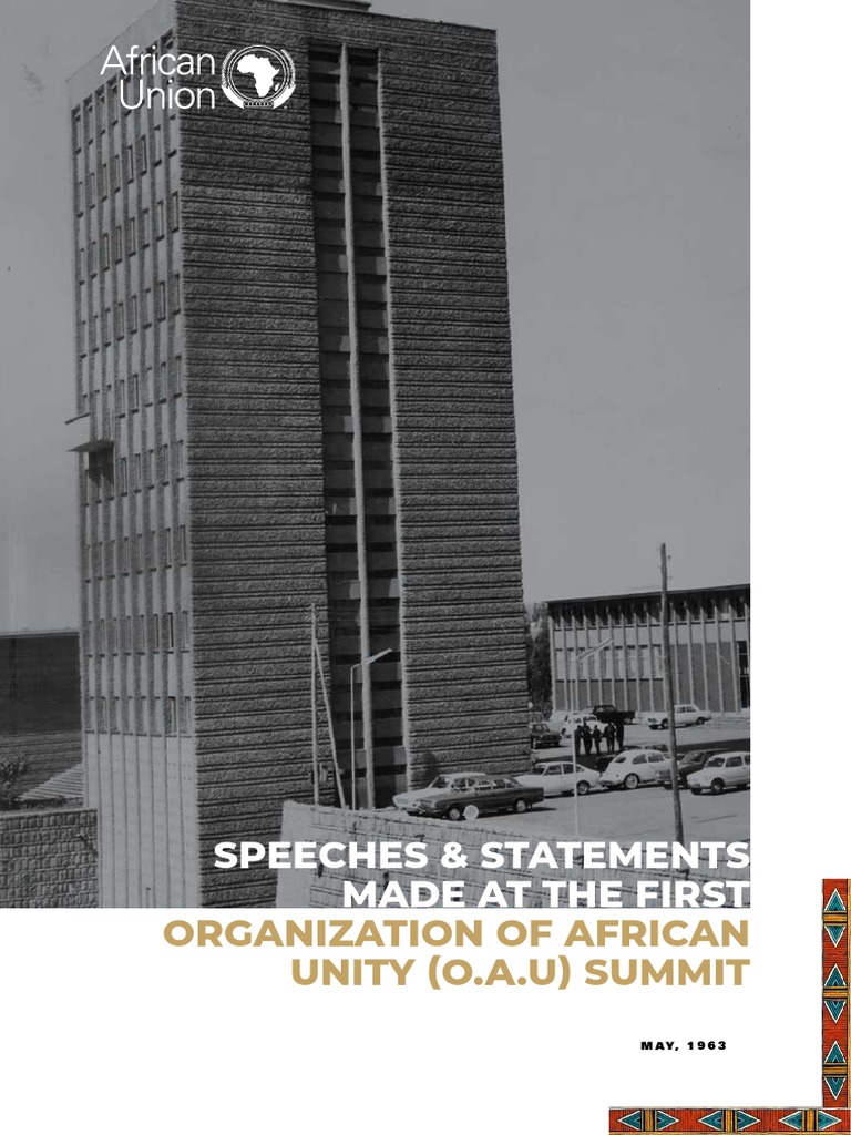 OAU Summit Speeches, 1963 | PDF | Africa | Colonialism