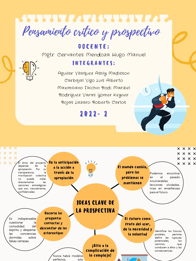 Cinco Ideas Clave de La Prospectiva | PDF | Teorías filosóficas | Cognición