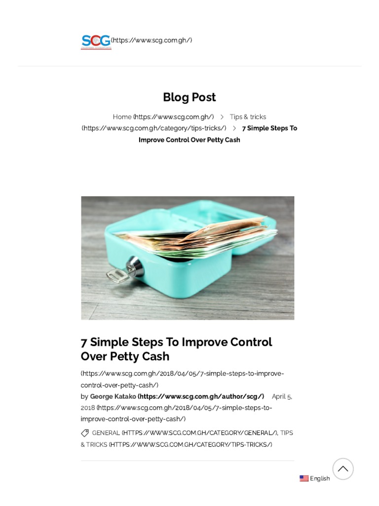 Control Measures for Petty Cash | PDF | Receipt | Cash