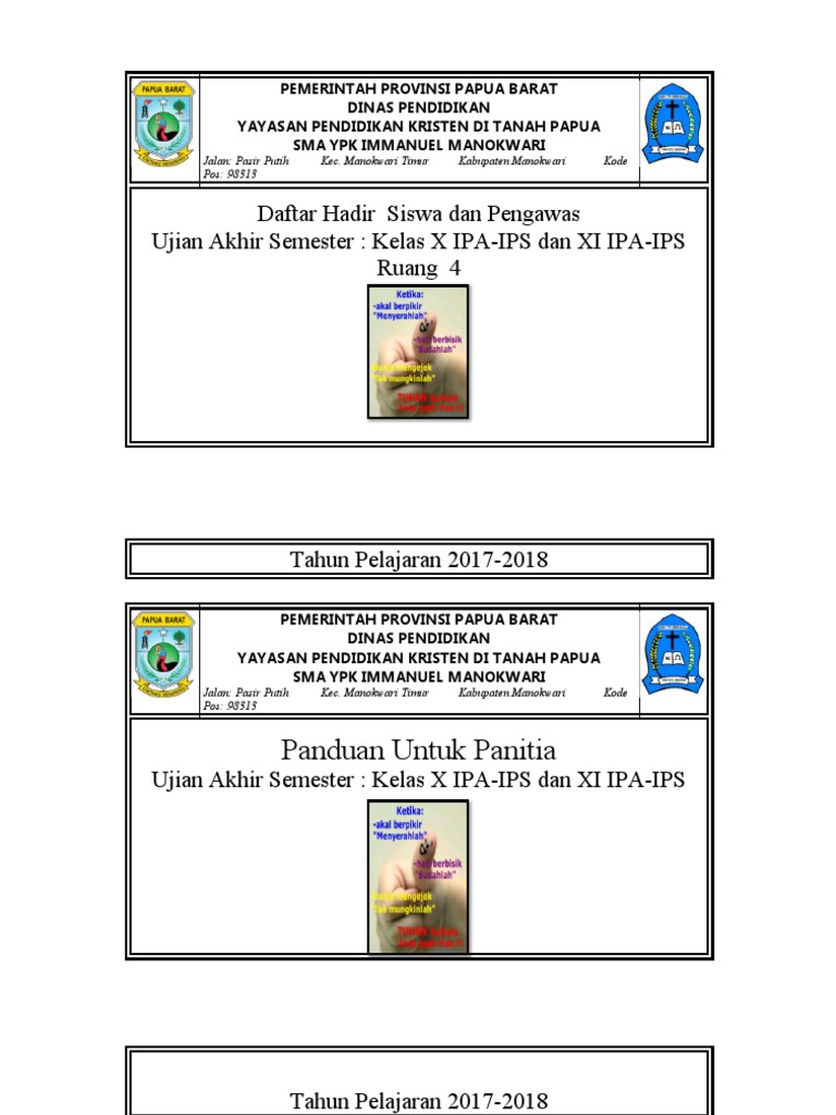 Kaver Absen UAS | PDF