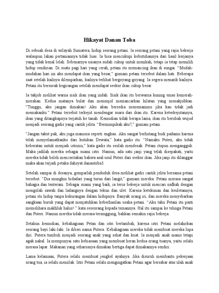 Cerita Hikayat | PDF