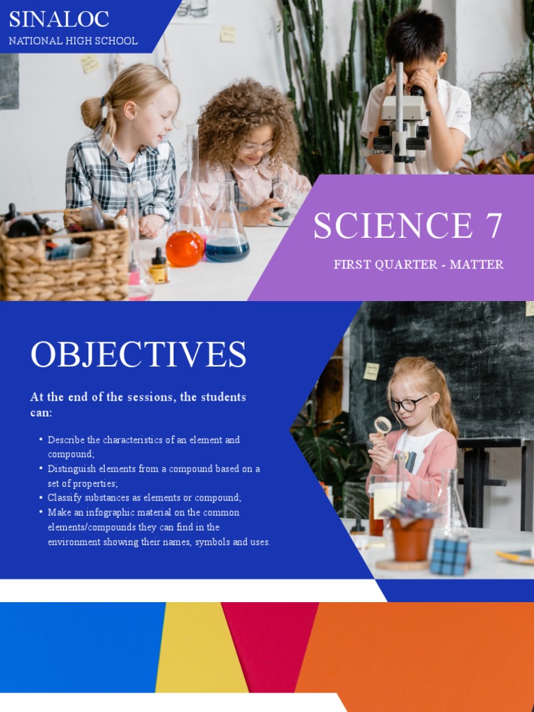 Science 7 - Matter (Elements and Compounds) | PDF | Science & Mathematics