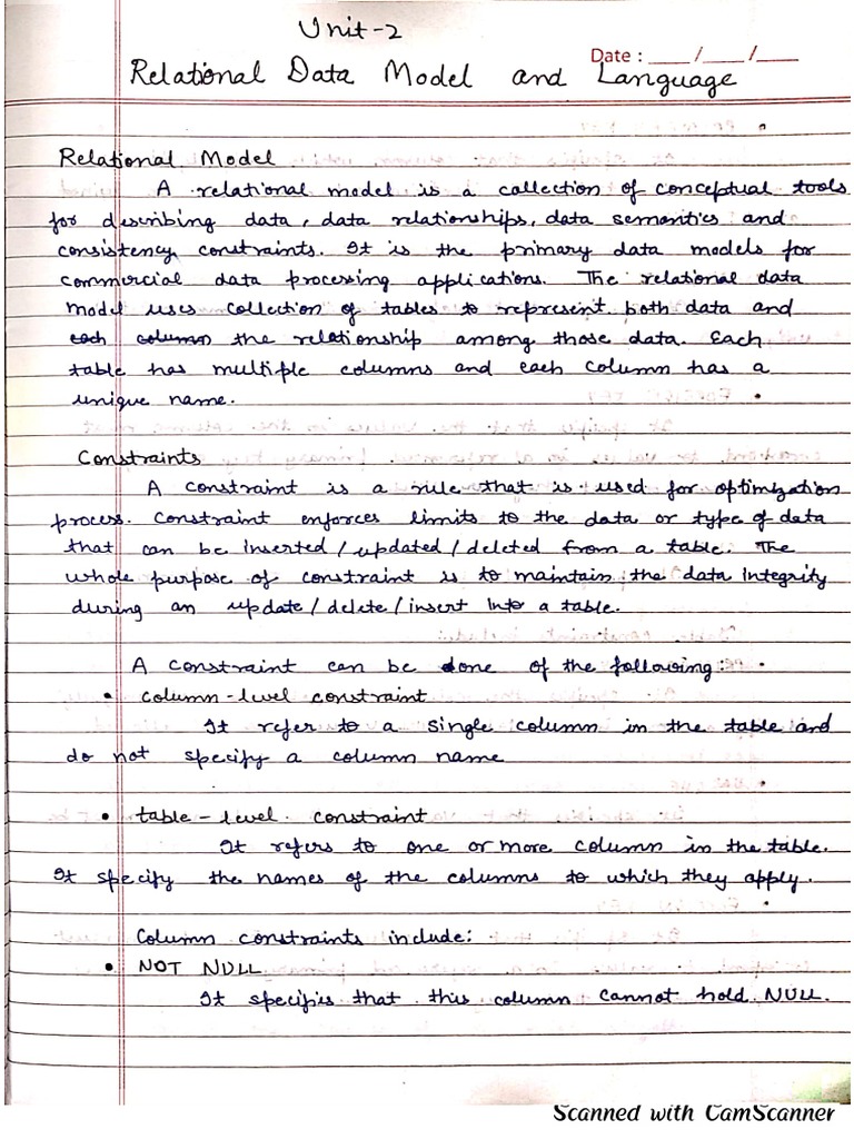 Dbms Unit 2 Pdf 
