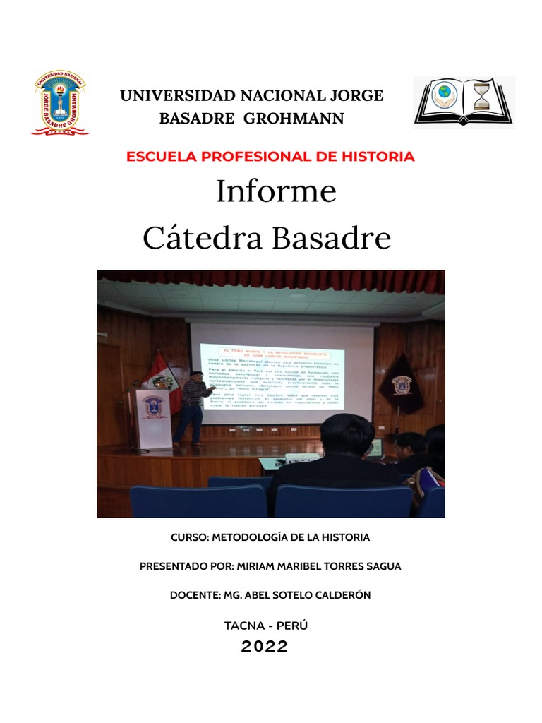 Informe Catedra Basadre | PDF | Perú