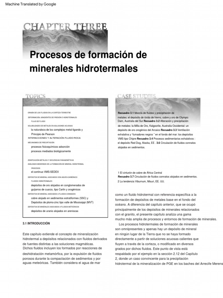 Introduction To Ore Forming Processes-139-141 | PDF | Agua | Minerales