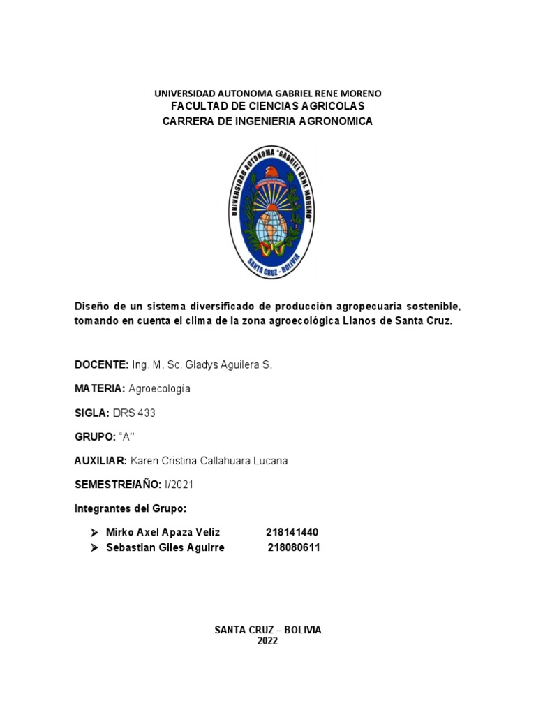 ..Llanos de Santa Cruz A1 Mirko Axel Apaza y Sebastian Giles | PDF ...