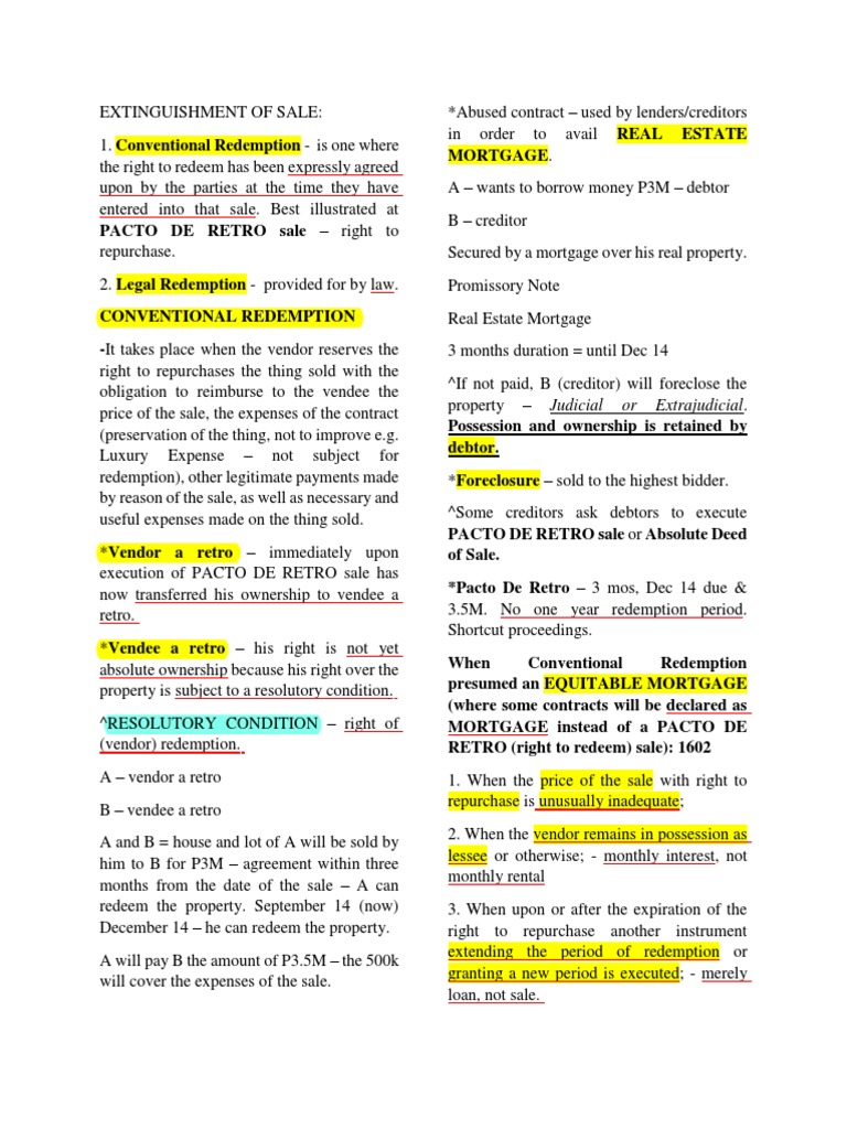 Extinguishment BLR | PDF | Mortgage Law | Foreclosure