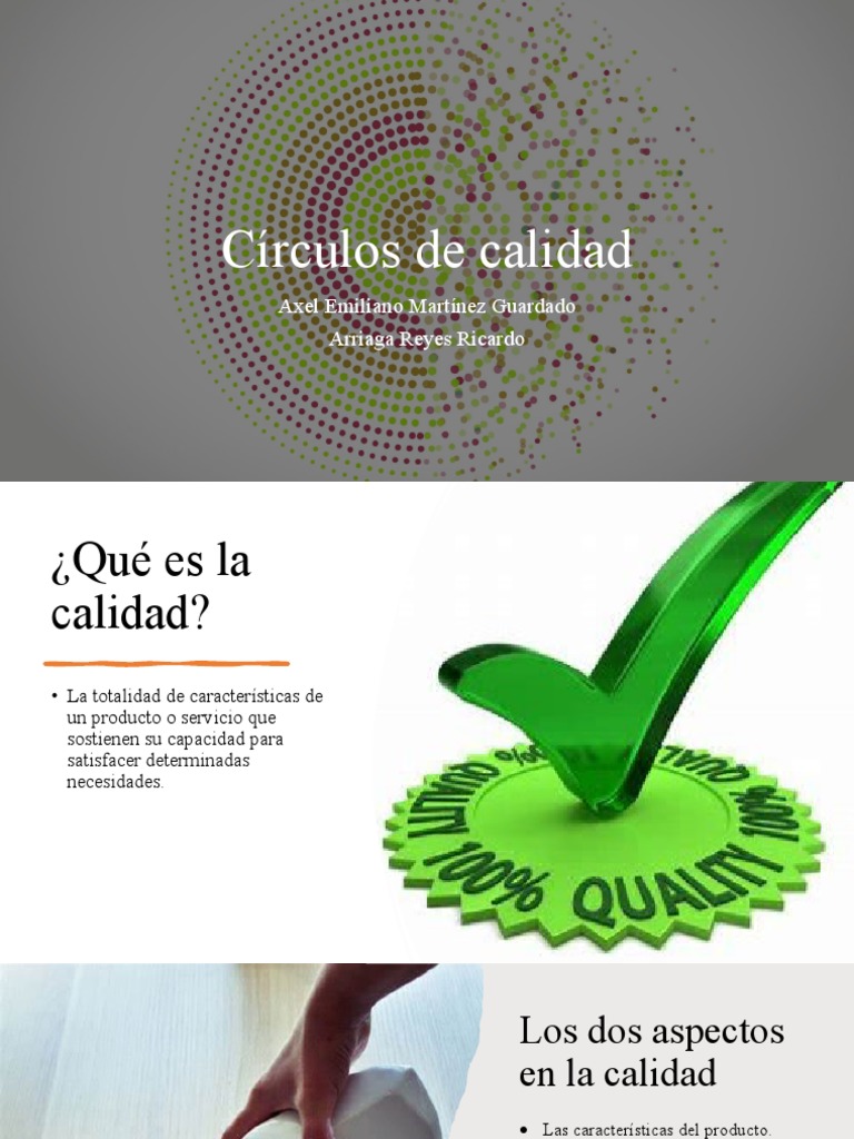 Círculos de Calidad EQ10 - Parcial03 | PDF | Calidad (comercial ...