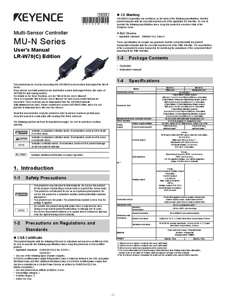Manual de Operação Sensor Ótico de Nível O1D300 | PDF | Electrical ...