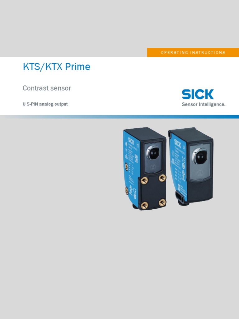 Operating Instructions Kts KTX Prime en Im0071943 | PDF | Electrical Wiring | Manufactured Goods