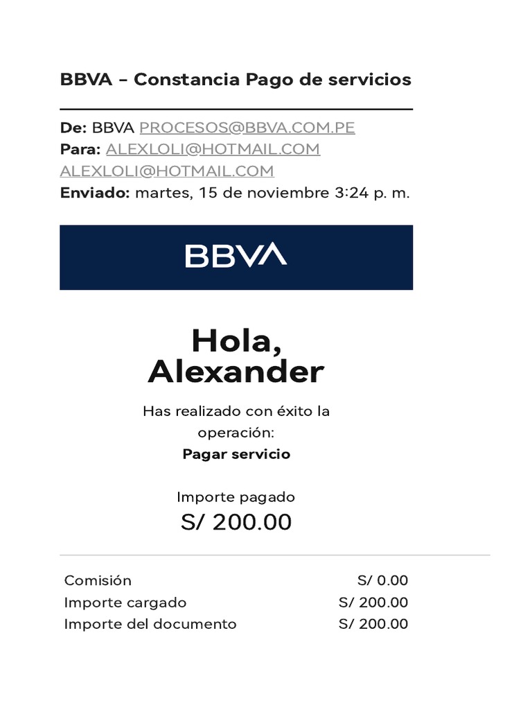 Documento de Outlook | PDF