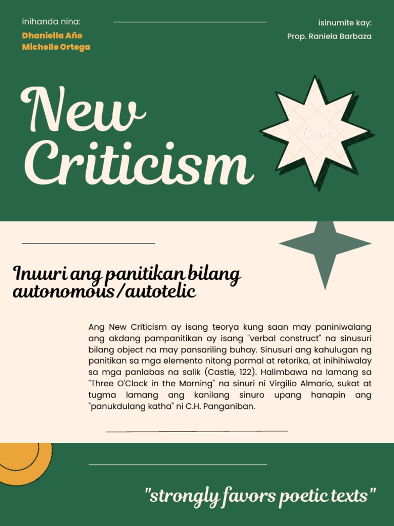 New Criticism | PDF