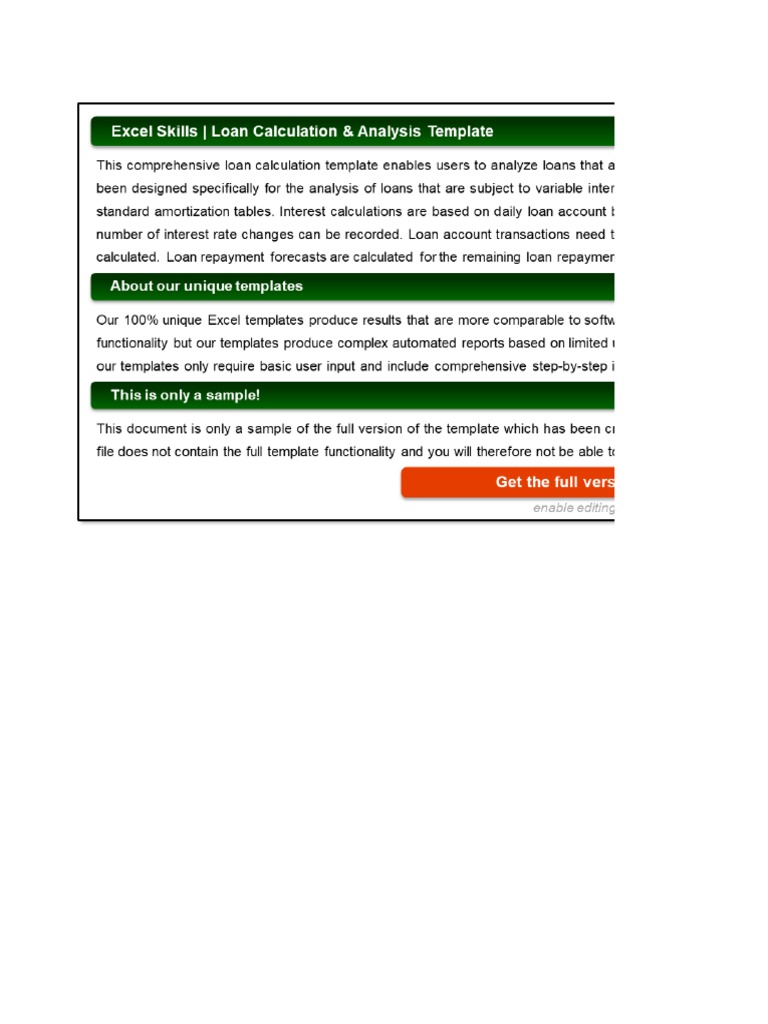 Loan Calculation Sample | PDF | Interest | Loans