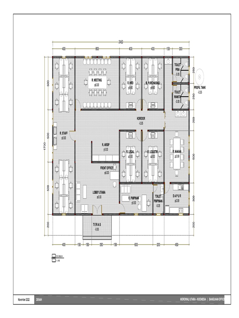 2 - Gambar Kerja Office | PDF