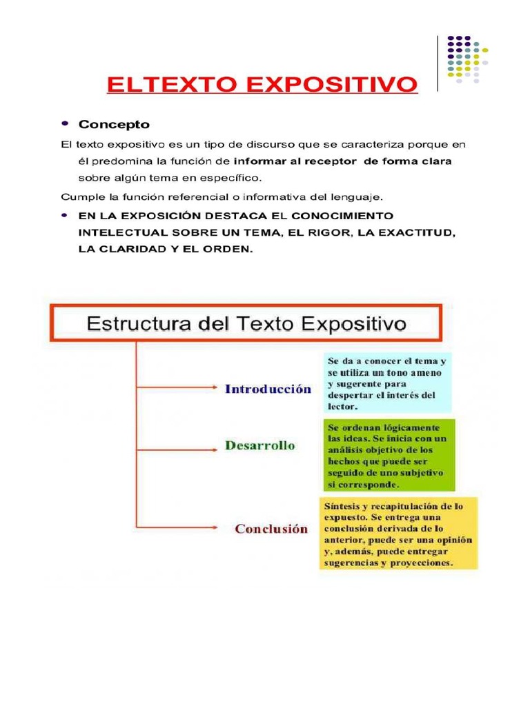 Texto Expositivo | PDF