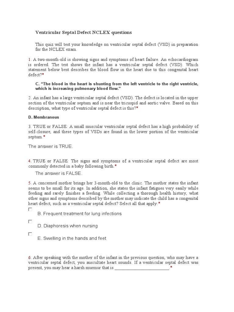 Pedia VSD | PDF | Congenital Heart Defect | Heart