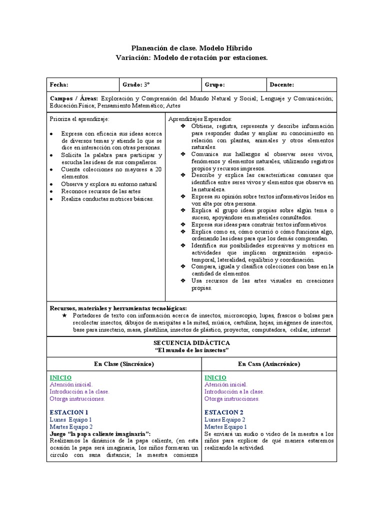 Plan Hibrido | PDF | Insectos | Información