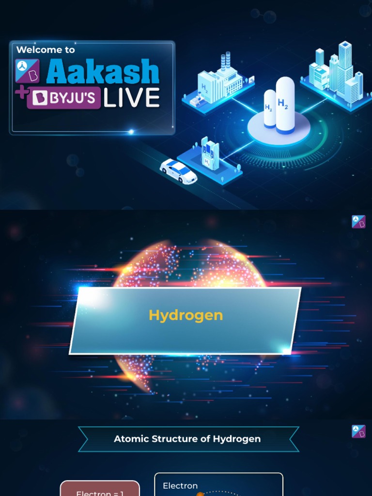 Atomic Structure and Properties of Hydrogen | PDF | Hydrogen | Hydride