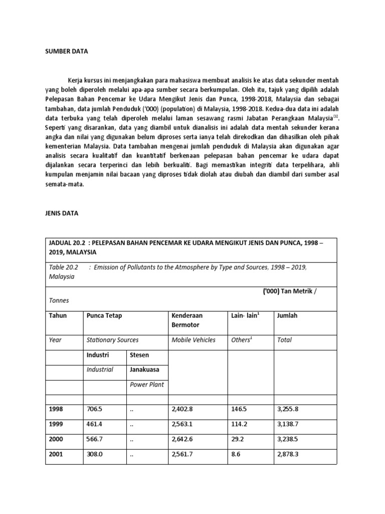 Jenis Dan SUmber Data | PDF
